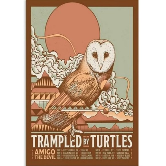 Art | Trampled By Turtles With Amigo The Devil 222 Poster | Poshmark